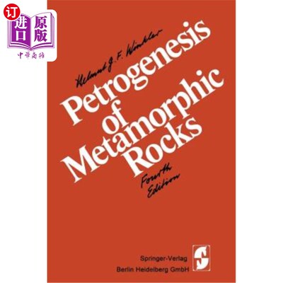 海外直订Petrogenesis of Metamorphic Rocks 变质岩的成因