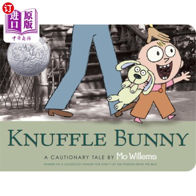 海外直订Knuffle Bunny: A Cautionary Tale 兔子：一个警世故事