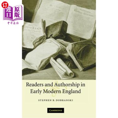 海外直订Readers and Authorship in Early Modern England 近代早期英国的读者与作者