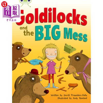 海外直订Bug Club Orange A/1A Goldilocks and the Big Mess 6-pack 虫子俱乐部橙色A/1A金发和大混乱6包