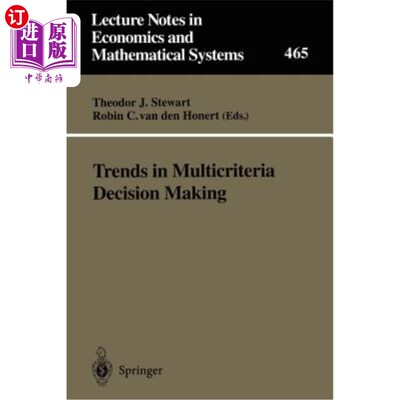 海外直订Trends in Multicriteria Decision Making: Proceedings of the 13th International C 多准则决策的趋势:第13届多