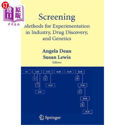 海外直订Screening: Methods for Experimentation in Industry, Drug Discovery, and Genetics 筛选：工业实验、药物发现和