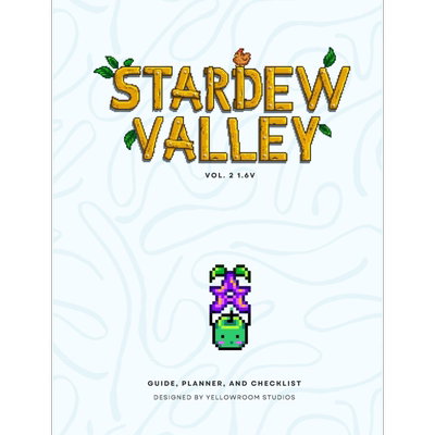 星露谷物语 原创粉丝制作的游戏指南 计划和清单 硬壳版 英文原版 Stardew Valley Yellow Room Studios【中商原版】