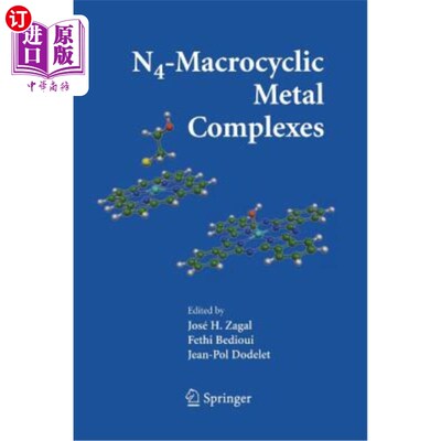 海外直订N4-Macrocyclic Metal Complexes N4大环金属配合物