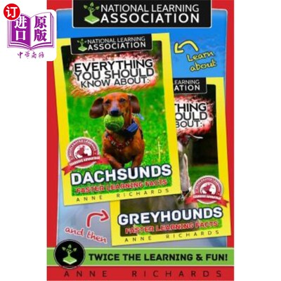 海外直订Everything You Should Know About: Dachshunds and Greyhounds 你应该知道的一切:腊肠犬和灰狗