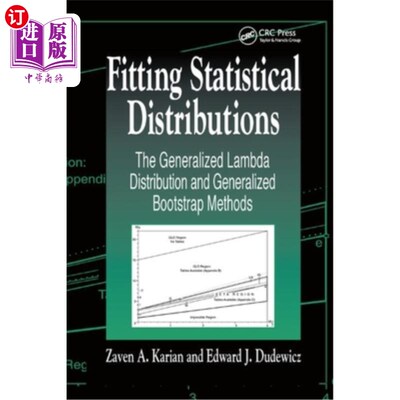 海外直订Fitting Statistical Distributions: Generalized Lambda Distribution and Generaliz 拟合统计分布:广义L