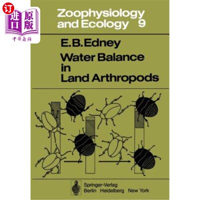 海外直订Water Balance in Land Arthropods 陆地节肢动物的水分平衡