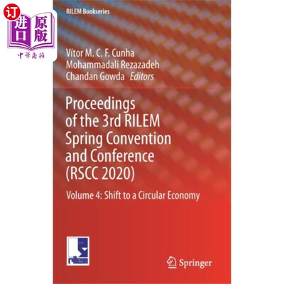 海外直订Proceedings of the 3rd RILEM Spring Convention a... 第三届RILEM春季会议论文集(RSCC 2020)