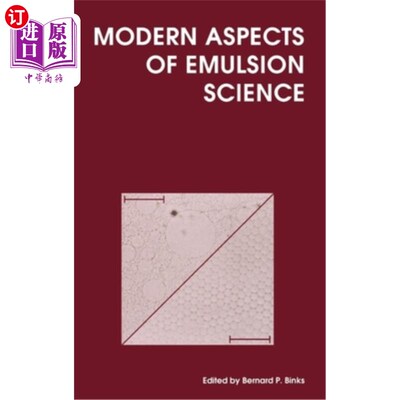 海外直订Modern Aspects of Emulsion Science 乳化科学的现代意义