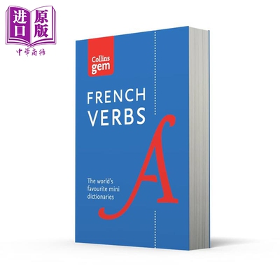 预售 柯林斯迷你法语动词词典 第4版 Collins Gem French Verbs 4th edition 法文原版法英字典参考工具书【中商原版】