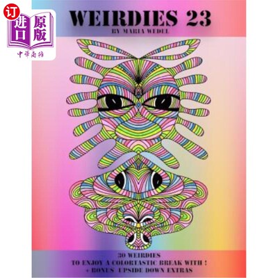 海外直订Weirdies 23: Color a Weirdie a Day ! 魏尔迪23：每天给魏尔迪涂上颜色！