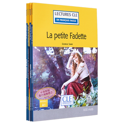 法语视听分级阅读 A1 +可下载音频 法文原版 Lecture CLE en francais facile Livre + Audio telechargeable【中商原版】