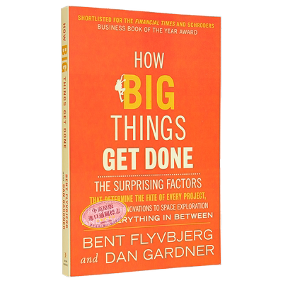 如何完成大事 How Big Things Get Done 英文原版 Bent Flyvbjerg and Dan Gardner 经管励志 自我提升【中商原版】