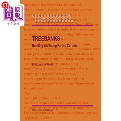海外直订Treebanks: Building and Using Parsed Corpora 树库：构建和使用已解析的语料库