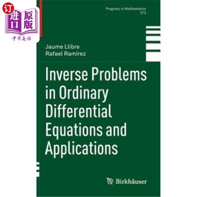 海外直订Inverse Problems in Ordinary Differential Equations and Applications 常微分方程反问题及其应用