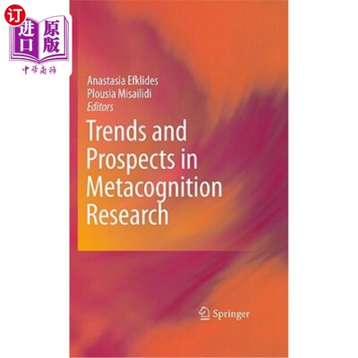 海外直订Trends and Prospects in Metacognition Research 元认知研究的趋势与展望