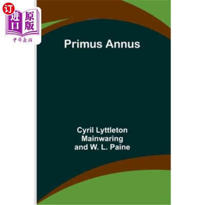 海外直订Primus Annus 博智金融恐怖之