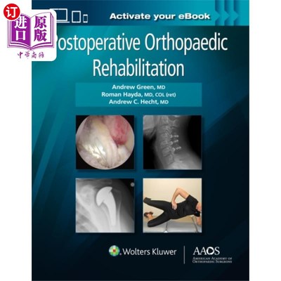 海外直订医药图书Postoperative Orthopaedic Rehabilitation: Print ... 术后矫形康复:打印+电子书