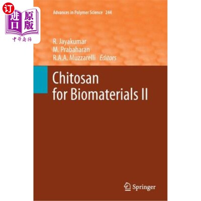 海外直订Chitosan for Biomaterials II 生物材料用壳聚糖2