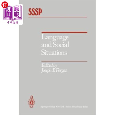 海外直订医药图书Language and Social Situations 语言和社交场合