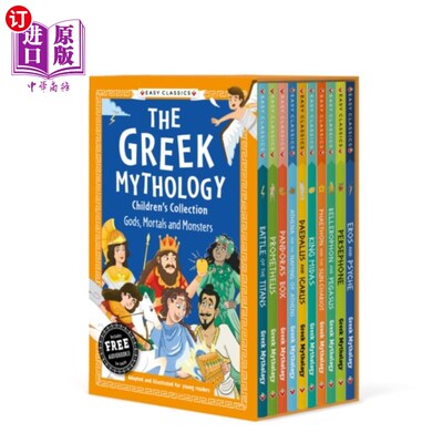 海外直订Greek Mythology Children's Collection: Gods, Mor... 希腊神话儿童合集：神、凡人和怪物