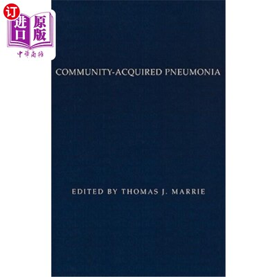 海外直订医药图书Community-Acquired Pneumonia 社区获得性肺炎