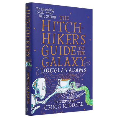 银河系漫游指南 Chris Riddell插图版  英文原版 The Hitchhiker s Guide to the Galaxy Illustrated Douglas Adams【中商原