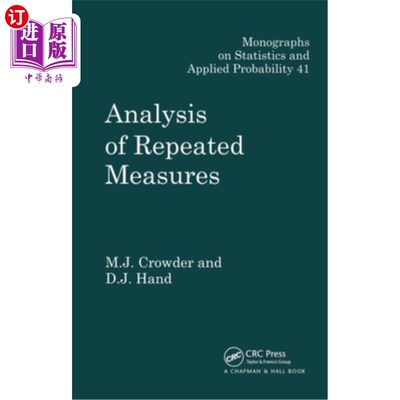 海外直订Analysis of Repeated Measures 重复措施分析