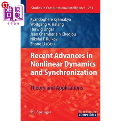 海外直订Recent Advances in Nonlinear Dynamics and Synchronization: Theory and Applicatio 非线性动力学与同步的最新进