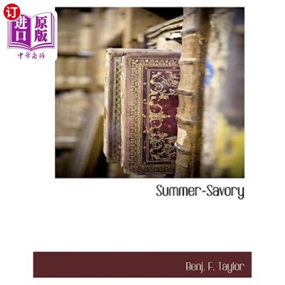 海外直订Summer-Savory 夏日风味