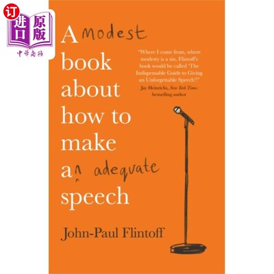 海外直订Modest Book About How to Make an Adequate Speech 谦虚的书关于如何做一个适当的演讲