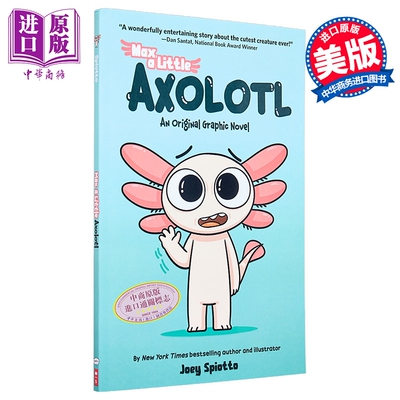 小蝾螈麦克斯 图画小说 英文原版 Max a Little Axolotl 1 An Original Graphic Novel Joey Spiotto【中商原版】