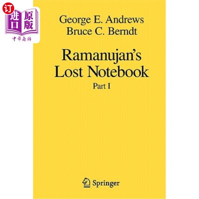 海外直订Ramanujan's Lost Notebook: Part I 拉马努扬遗失的笔记本：第一部分