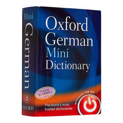 牛津德语迷你词典 Oxford German Mini Dictionary 原版进口 德语词典字典 参考书词典工具书 牛津大学出版【中商原版】