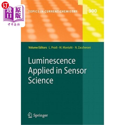 海外直订Luminescence Applied in Sensor Science 发光在传感器科学中的应用