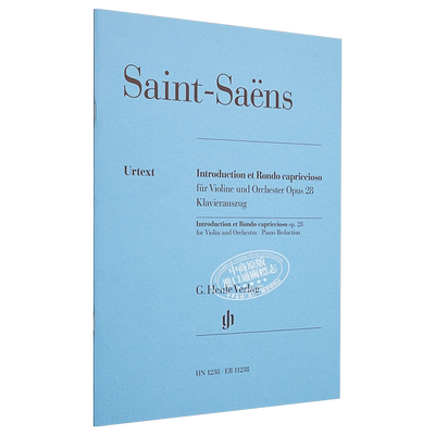 Introduction et Rondo capriccioso op28 for Violin and Orchestra 进口艺术 圣桑引子与回旋随想曲 op28【中商原版】