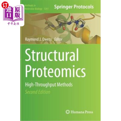 海外直订Structural Proteomics: High-Throughput Methods 结构蛋白质组学：高通量方法