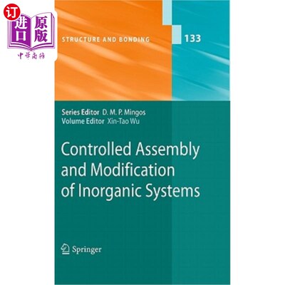 海外直订Controlled Assembly and Modification of Inorganic Systems 无机系统的受控组装和改性
