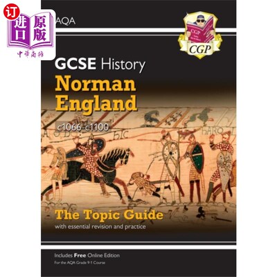 海外直订GCSE History AQA Topic Guide - Norman England, c... GCSE历史AQA主题指南-诺曼英格兰，c1066-c1100