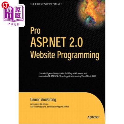 海外直订Pro ASP.NET 2.0 Website Programming Pro ASP.NET 2.0网站编程