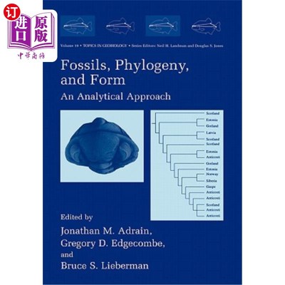 海外直订Fossils, Phylogeny, and Form: An Analytical Approach 化石、系统发育和形态:分析方法