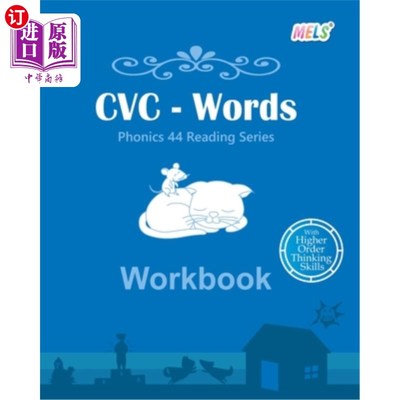 海外直订Phonics Reading S with CVC words: Workbook 英语单词拼读练习册