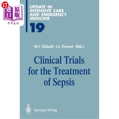 海外直订医药图书Clinical Trials for the Treatment of Sepsis 脓毒症的临床治疗试验