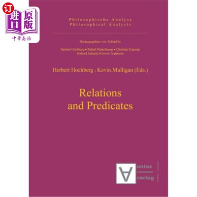 海外直订Relations and Predicates 关系和谓词