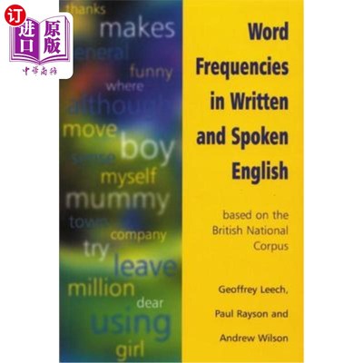 海外直订Word Frequencies in Written and Spoken English: Based on the British National Co 英语书面和口语中的词频：基