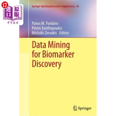海外直订Data Mining for Biomarker Discovery 生物标志物发现的数据挖掘