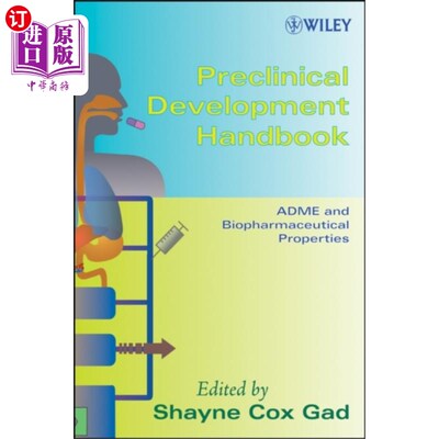 海外直订医药图书Preclinical Development Handbook - ADME and Biop... 临床前开发手册- ADME和生物制药特性