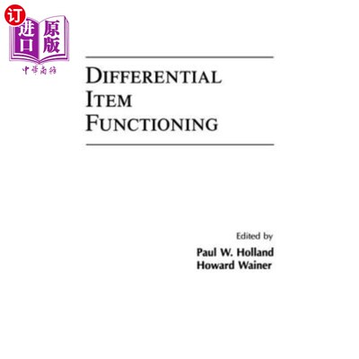 海外直订Differential Item Functioning 差异项目功能