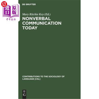海外直订Nonverbal Communication Today 今天的非语言交流