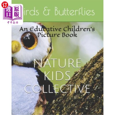 海外直订Birds & Butterflies: An Educative Children's Picture Book 《鸟与蝴蝶:儿童图画书》
